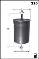 Filtro combustible MECAFILTER ELE6011 - al mejor precio - Oscaro