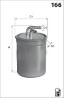 Filtre à carburant MECAFILTER ELG5701 au meilleur prix - Oscaro