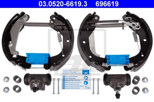 Kit de freins à tambours ATE 03.0520-6619.3 au meilleur prix - Oscaro