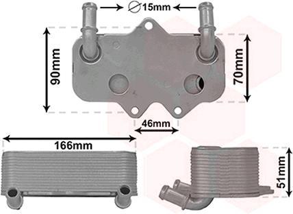 Radiateur d'huile moteur VAN WEZEL 37013710 au meilleur prix - Oscaro