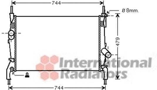 Radiateur moteur VAN WEZEL 18002404 au meilleur prix - Oscaro