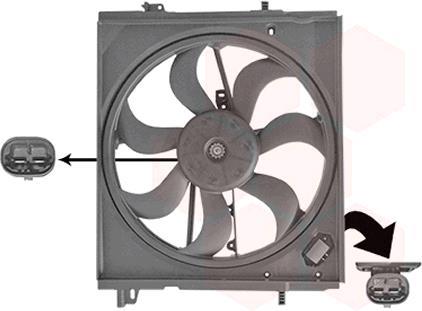 Ventilateur de refroidissement du moteur VAN WEZEL 3391746 au meilleur ...