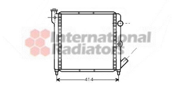 Radiateur moteur VAN WEZEL 43002063 au meilleur prix - Oscaro