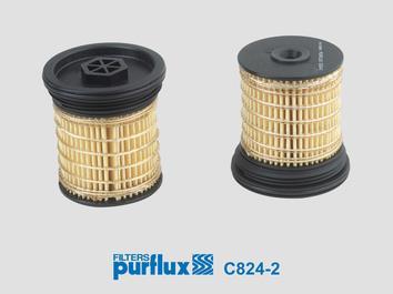 Filtre à carburant PURFLUX C824-2 au meilleur prix - Oscaro