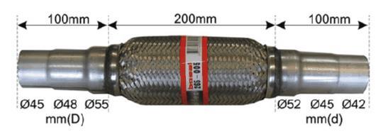 Tuyau flexible, échappement BOSAL 265-005 au meilleur prix - Oscaro