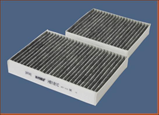 Filtre d'habitacle MISFAT FILTRATION ref. HB181C au meilleur prix - Oscaro
