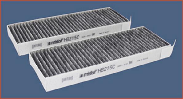 Filtre d'habitacle MISFAT FILTRATION ref. HB215C au meilleur prix - Oscaro