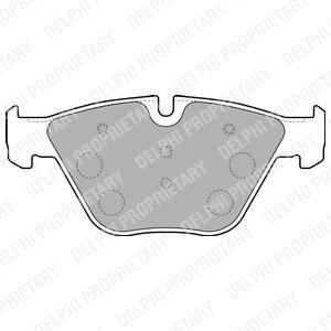 Jeu de 4 plaquettes de frein DELPHI LP1794 au meilleur prix - Oscaro.com