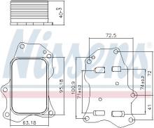 Radiateur d'huile moteur CITROËN C3 III (B618) Phase 2 Société 1.5 ...