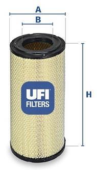 Filtro de aire UFI FILTERS SPA 27.356.00 - Oscaro.es
