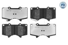 TOYOTA 044650K360 - Jeu de 4 plaquettes de frein