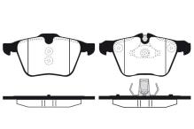 Jeu de 4 plaquettes de frein avant JAGUAR XF (X250) Berline 3.0 D V6 ...