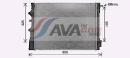 Radiador, refrigeración del motor AVA Deutschland GmbH RT2667 al mejor ...