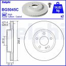 Disques de frein DELPHI BG5045C au meilleur prix - Oscaro.com