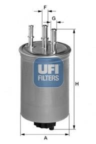 Filtre à carburant UFI FILTERS SPA 24.116.00 au meilleur prix - Oscaro