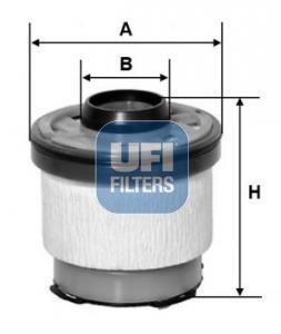 Filtre à carburant UFI FILTERS SPA 26.102.00 au meilleur prix - Oscaro.com