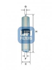 Filtre à carburant UFI FILTERS SPA 31.926.01 au meilleur prix - Oscaro.com