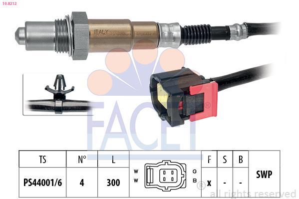 Sonde lambda FACET 10.8212 au meilleur prix - Oscaro