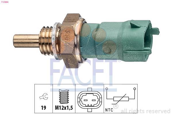 Sensor, temperatura del refrigerante FACET 7.3364 al mejor precio - Oscaro