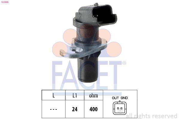 Sensor de revoluciones, control del motor FACET 9.0305 al mejor precio ...