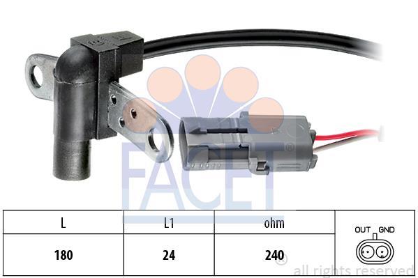 Palpeur de régime, gestion moteur FACET 9.0352 au meilleur prix - Oscaro