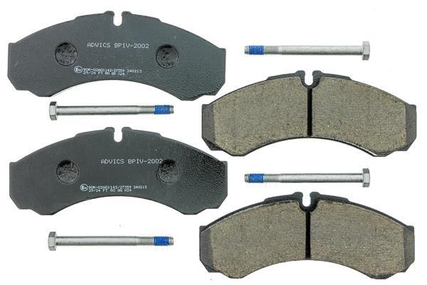 Jeu de 4 plaquettes de frein AISIN BPIV-2002 au meilleur prix - Oscaro