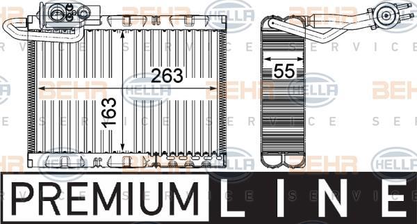 Evaporateur climatisation HELLA 8FV 351 331-521 au meilleur prix - Oscaro