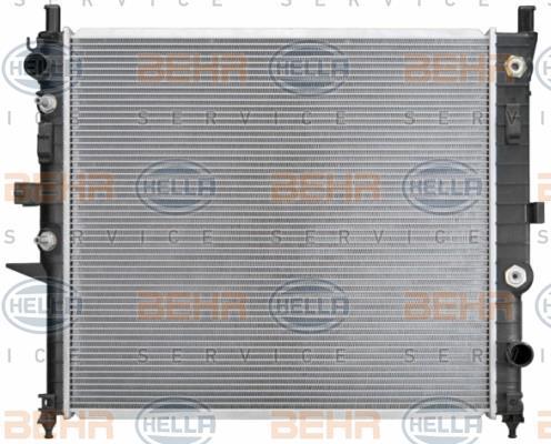 Radiateur moteur HELLA 8MK 376 718-571 au meilleur prix - Oscaro