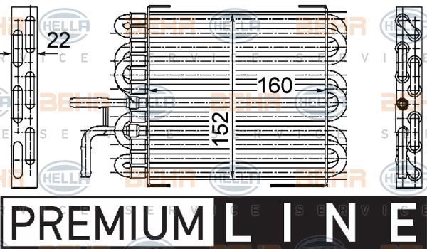 Refroidisseur de carburant HELLA 8MK 376 745-061 au meilleur prix - Oscaro