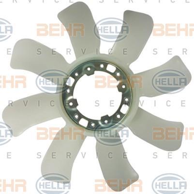 Hélice du ventilateur de refroidissement moteur HELLA 8MV 376 791-411 ...
