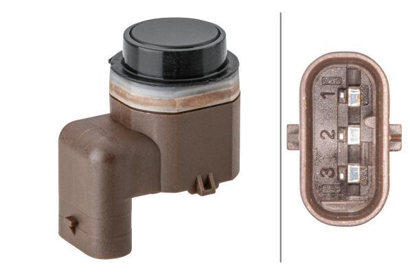 Capteurs d'aide au stationnement, montage d'origine HELLA 6PX 358 141 ...