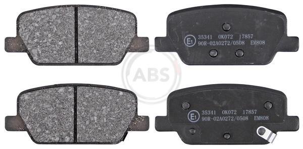 Jeu de 4 plaquettes de frein A.B.S. ALL BRAKE SYSTEMS BV. 35341 au ...