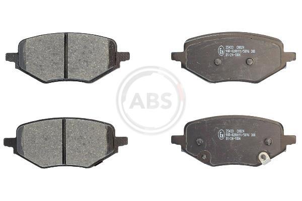 Jeu de 4 plaquettes de frein A.B.S. ALL BRAKE SYSTEMS BV. 35433 au ...