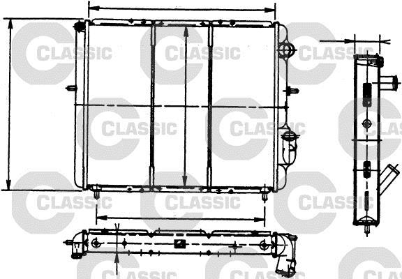 Radiateur moteur VALEO 230183 au meilleur prix - Oscaro