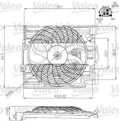 Moteur électrique, ventilateur pour radiateurs VALEO 696121 au meilleur ...