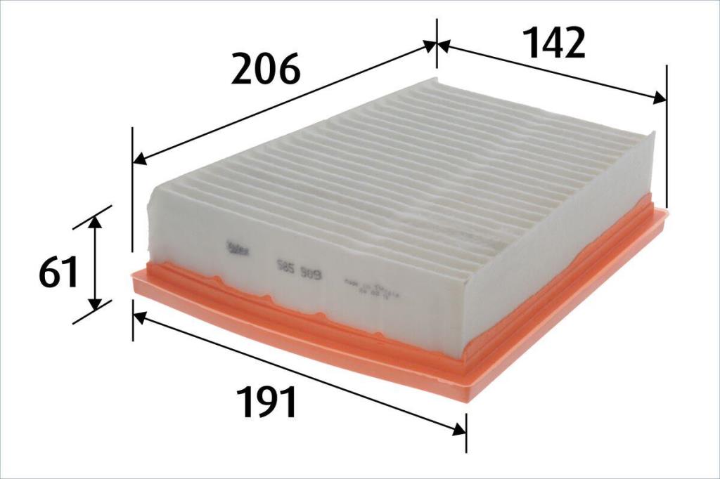 Filtre à air VALEO 585909 au meilleur prix - Oscaro