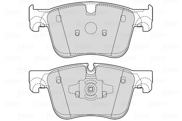 Juego de 4 pastillas de freno VALEO 601722 al mejor precio - Oscaro