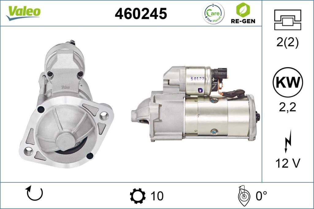 Démarreur VALEO 460245 au meilleur prix - Oscaro