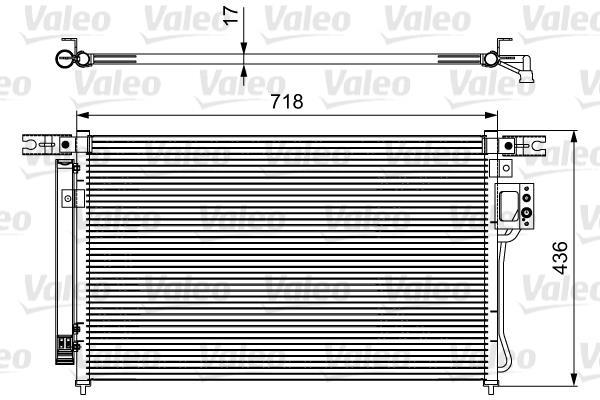 Condenseur, climatisation VALEO 814425 au meilleur prix - Oscaro