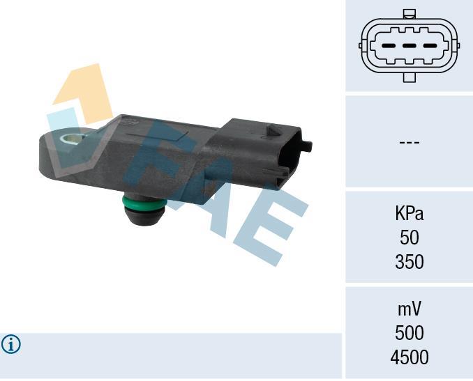 Sensor, presión colector de admisión FAE 15092 al mejor precio - Oscaro