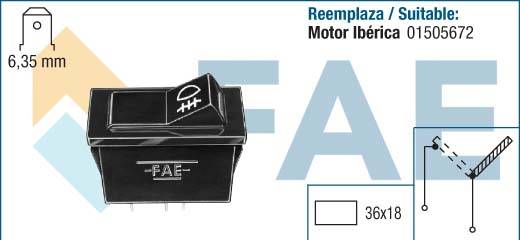 Interrupteur FAE 62440 au meilleur prix - Oscaro