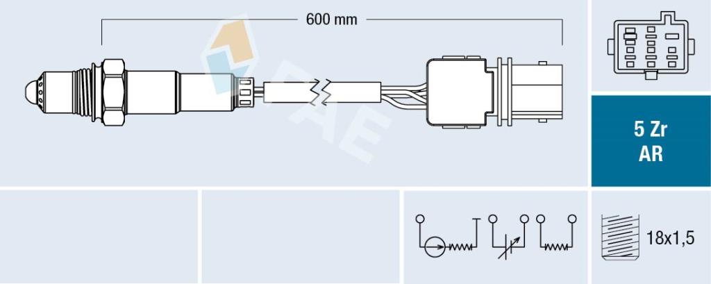 Sonde lambda FAE 75137 au meilleur prix - Oscaro