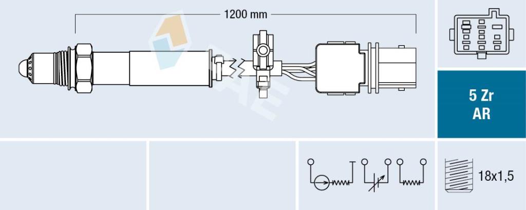 Sonde lambda FAE 75144 au meilleur prix - Oscaro