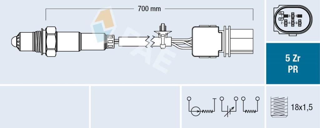 Sonde lambda FAE 75150 au meilleur prix - Oscaro
