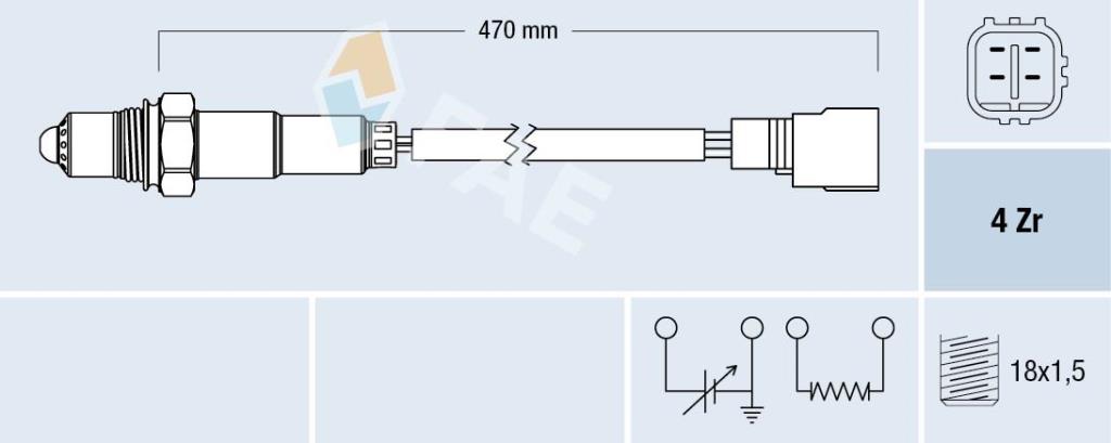 Sonde lambda FAE 77331 au meilleur prix - Oscaro