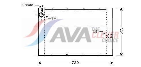 Radiateur moteur AVA Deutschland GmbH BW2372 au meilleur prix - Oscaro