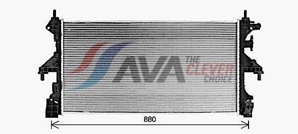 Radiador, refrigeración del motor AVA Deutschland GmbH CN2320 al mejor ...