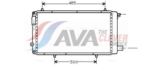 Radiateur moteur AVA Deutschland GmbH CNA2073 au meilleur prix - Oscaro