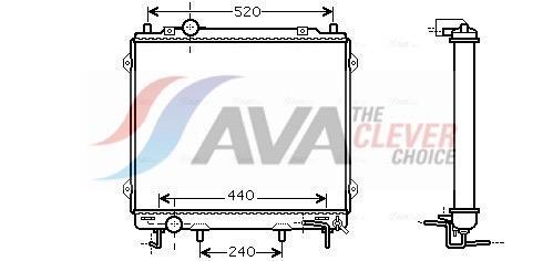 Radiateur moteur AVA Deutschland GmbH HY2146 au meilleur prix - Oscaro