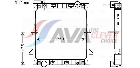Radiateur moteur AVA Deutschland GmbH IV2040 au meilleur prix - Oscaro